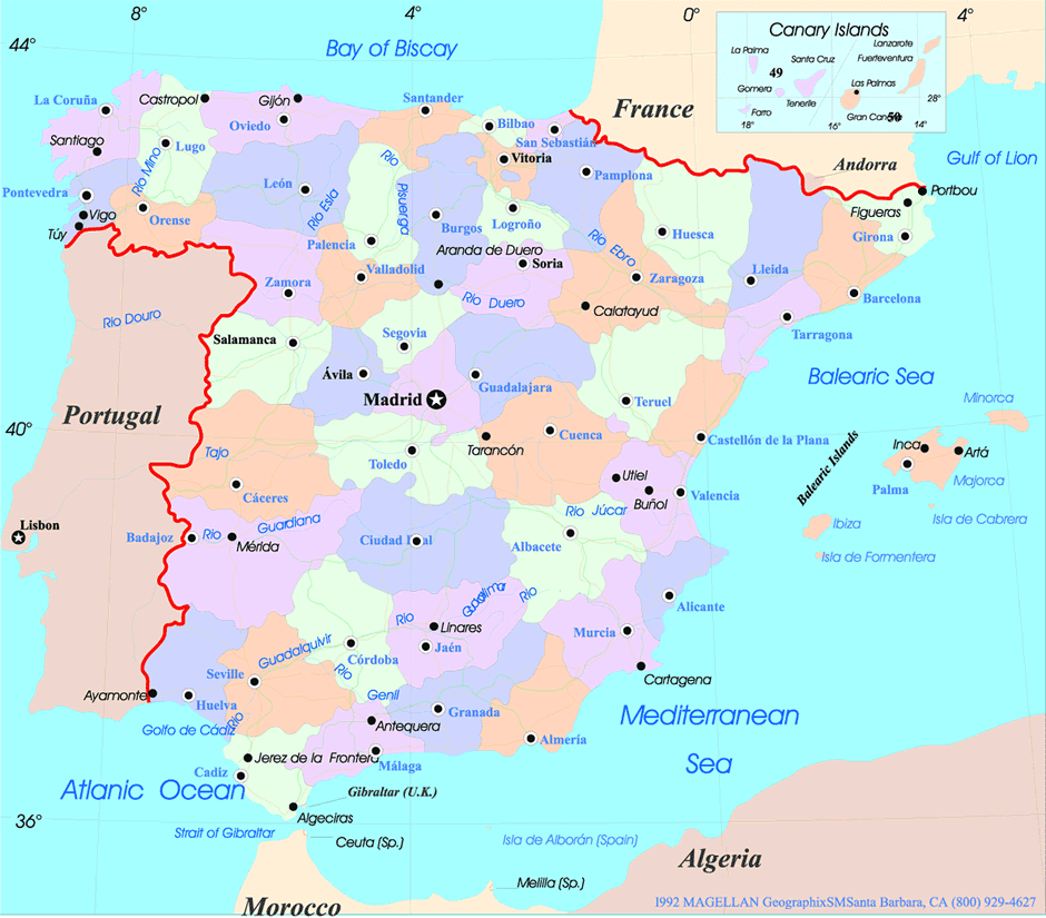 Gijon Map