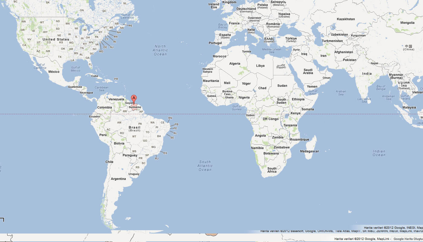 Suriname Map