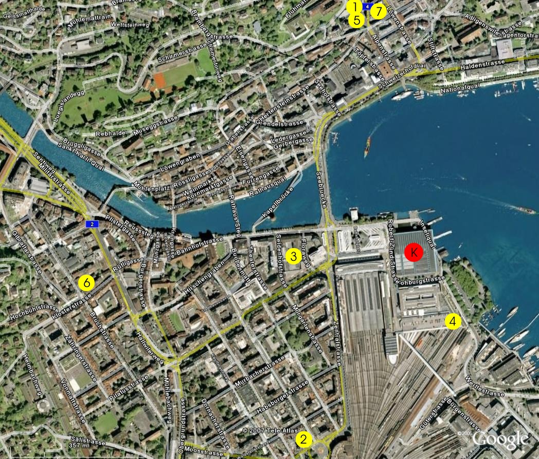 Lucerne Map Lucerne Map