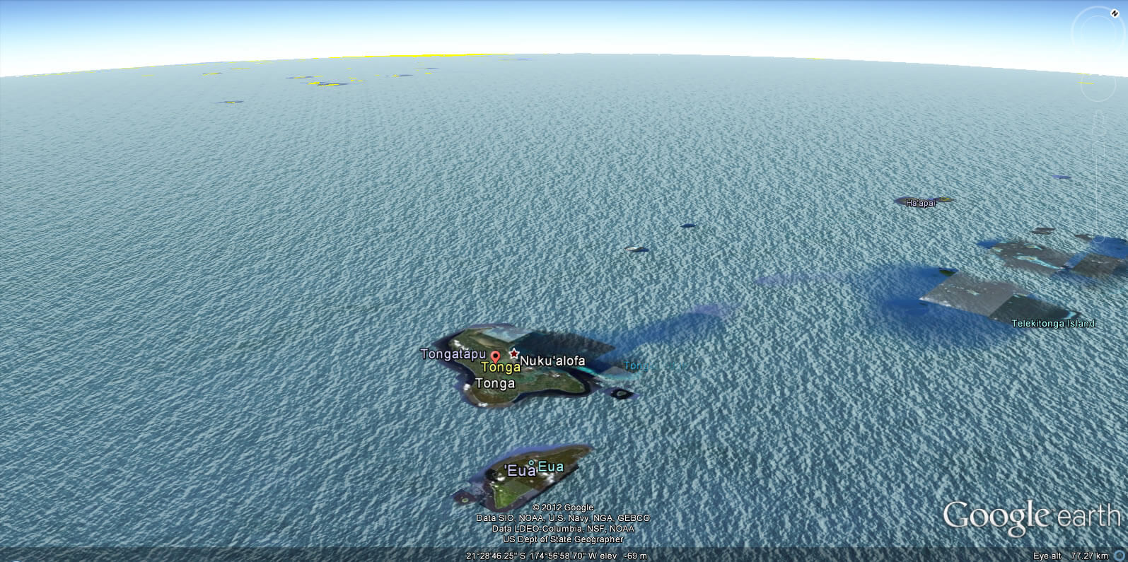 Tonga Map