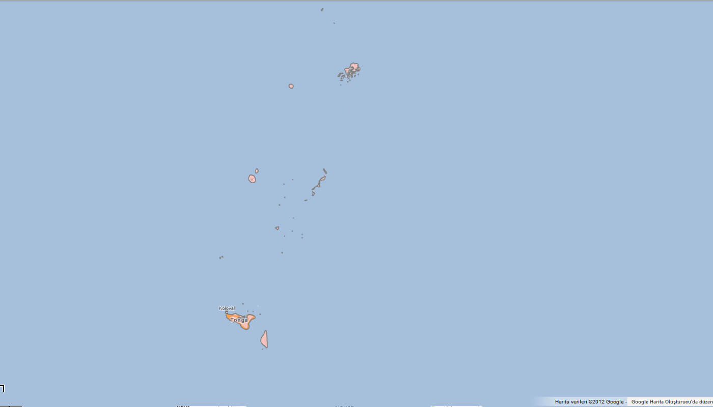 Tonga Map