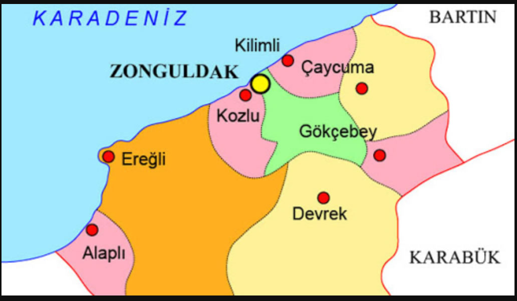 Zonguldak Map