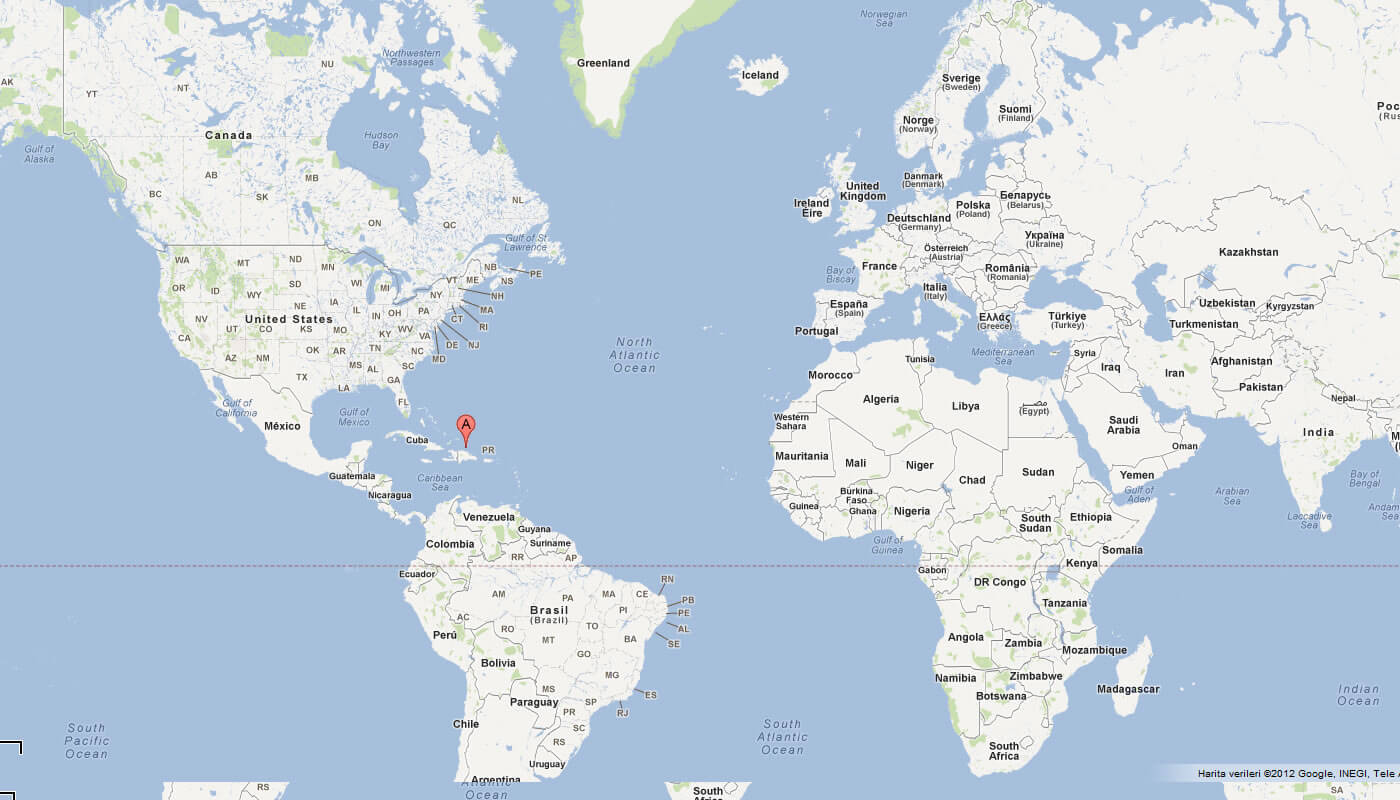 Turks and Caicos Islands Map