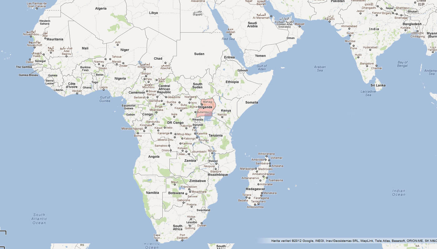 Uganda Map