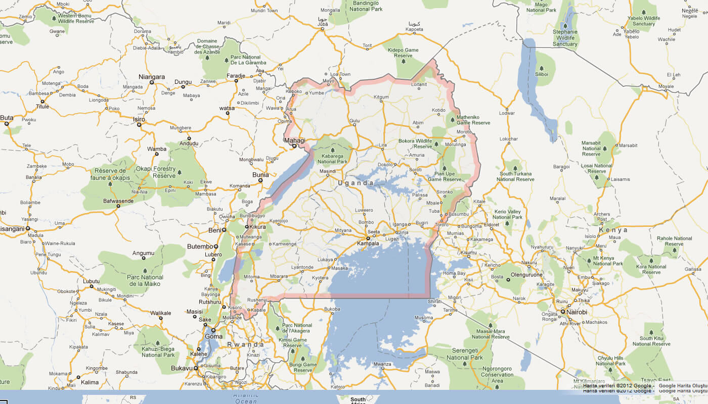Uganda Map