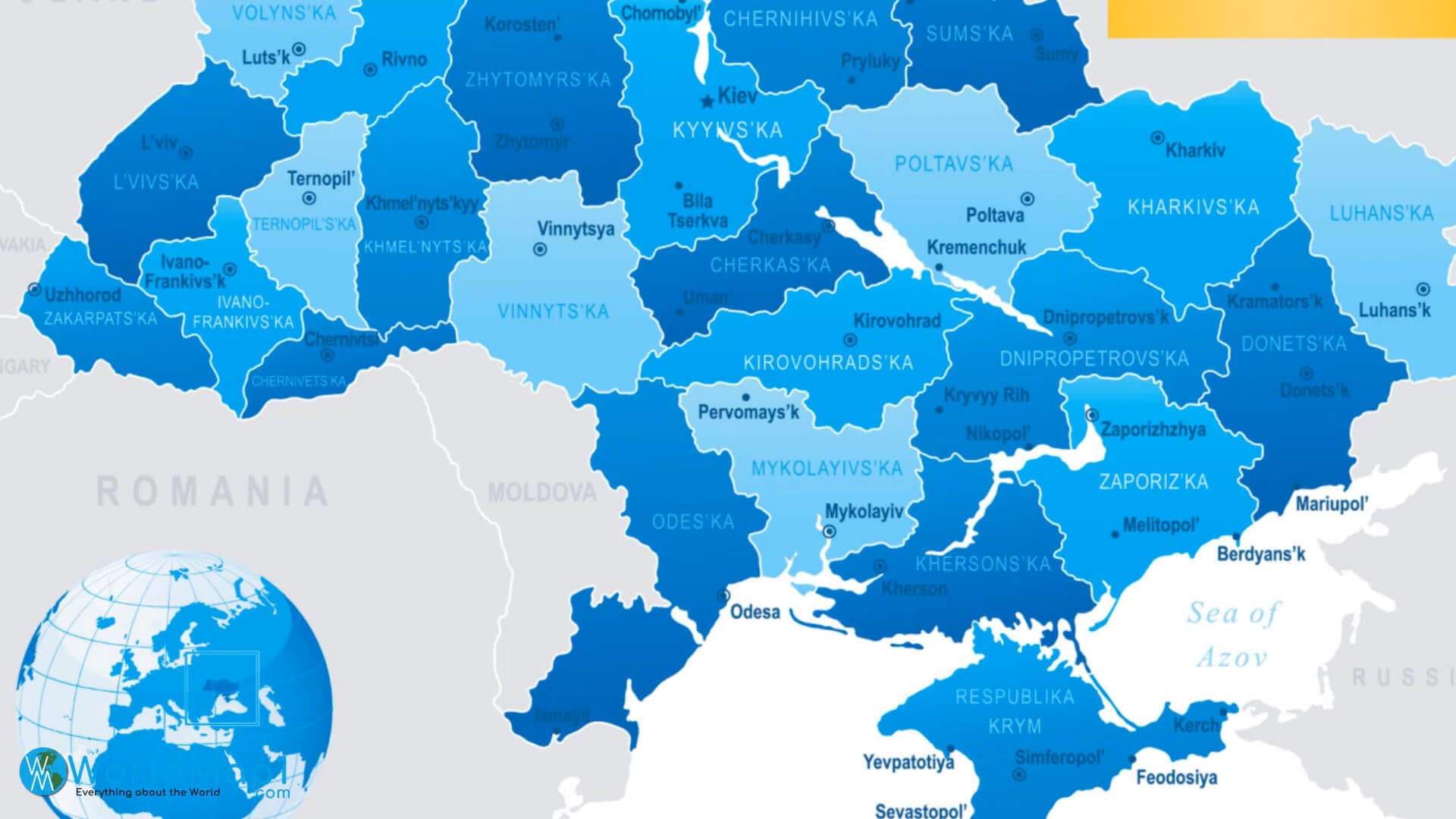 Kharkiv Map - Ukraine