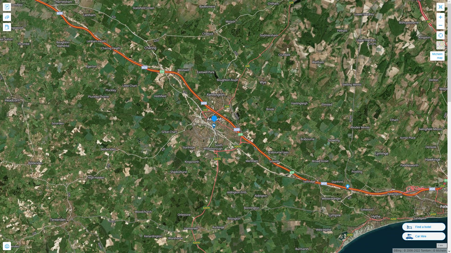Ashford Map