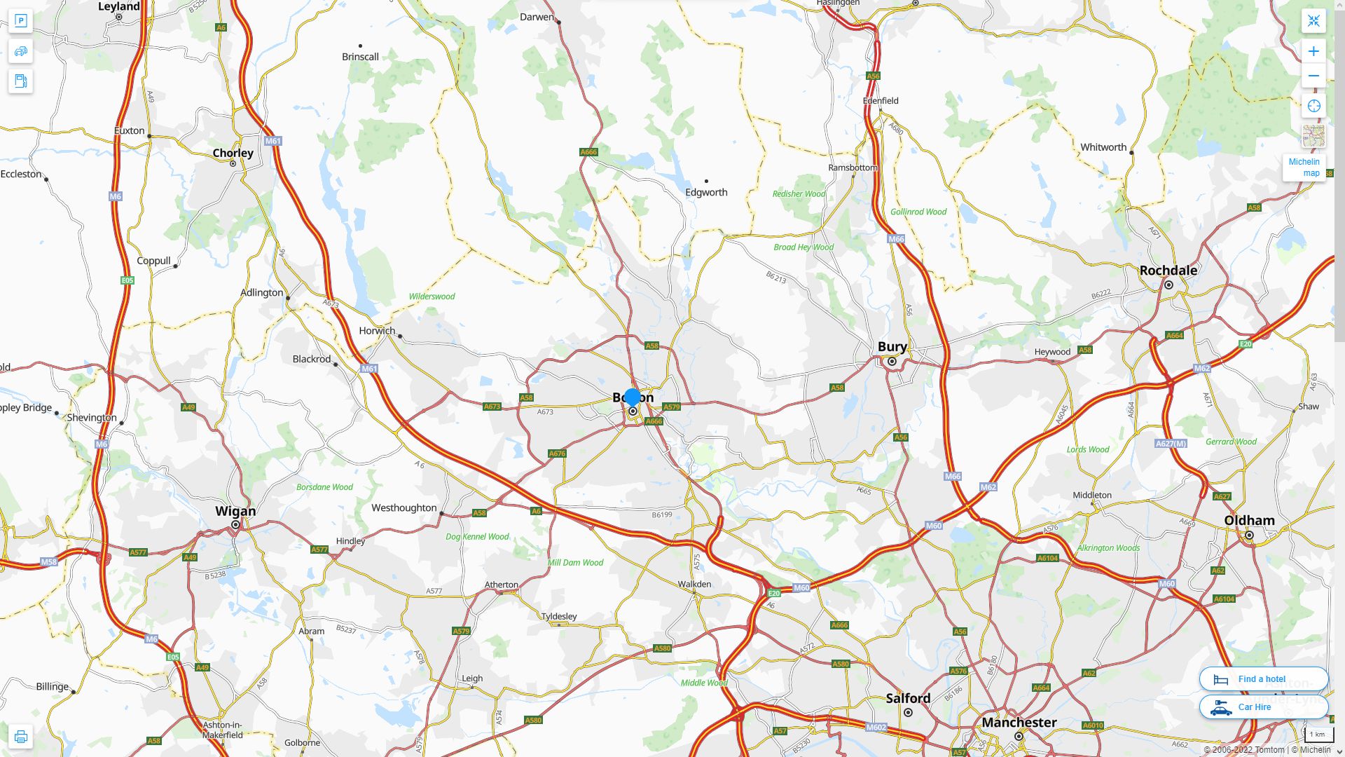Bolton Map