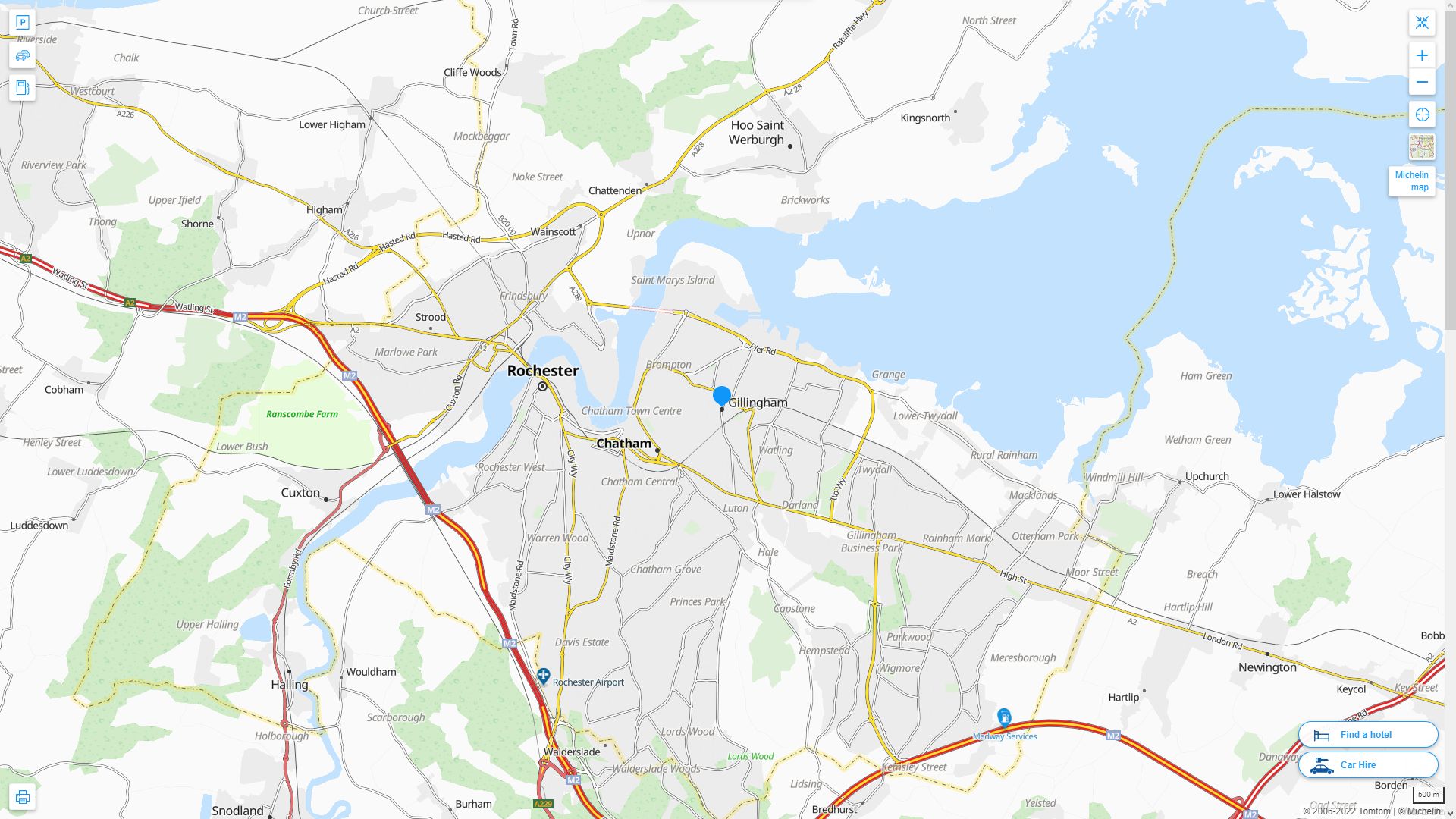 Gillingham Map