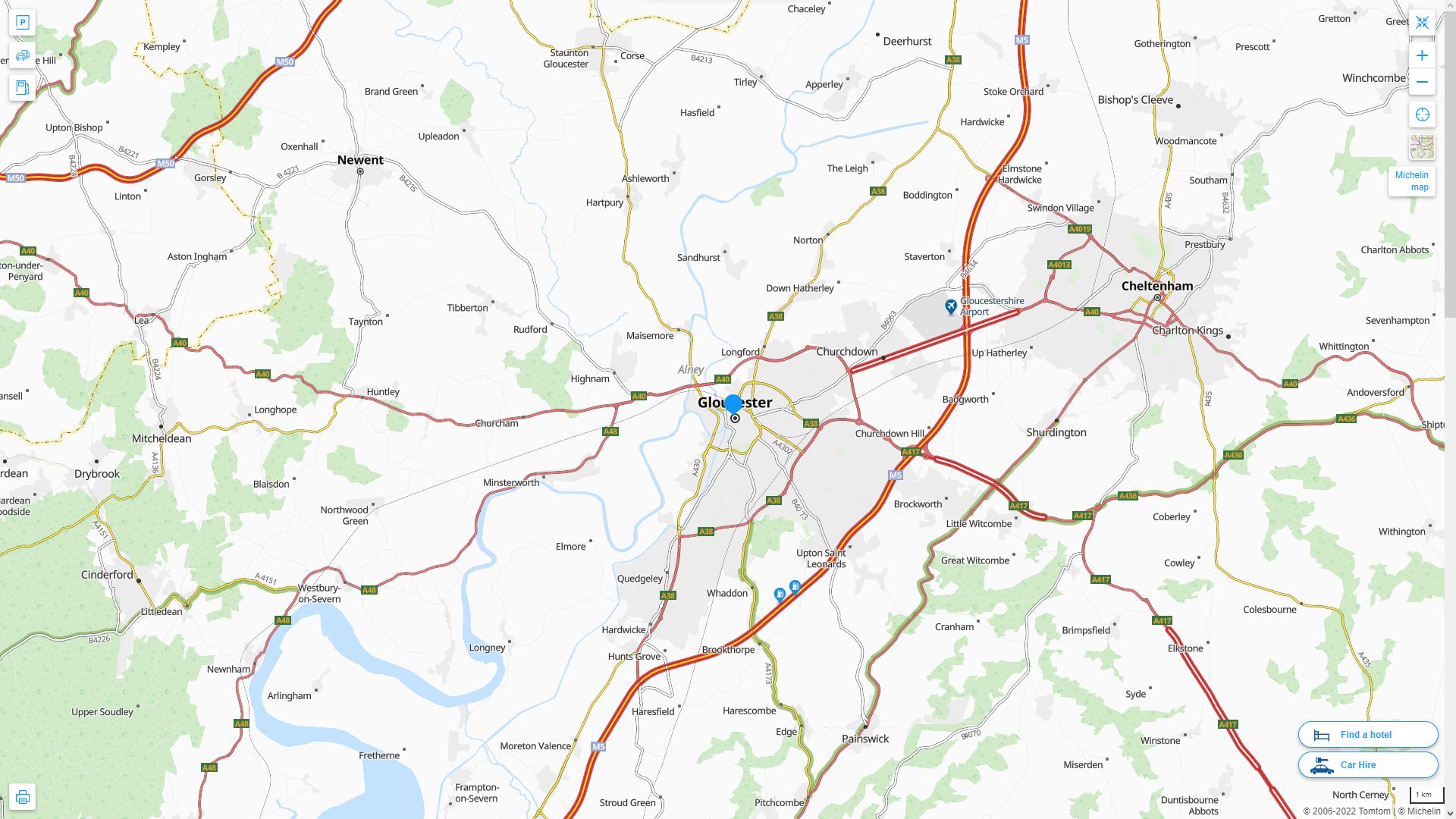 Gloucester Map