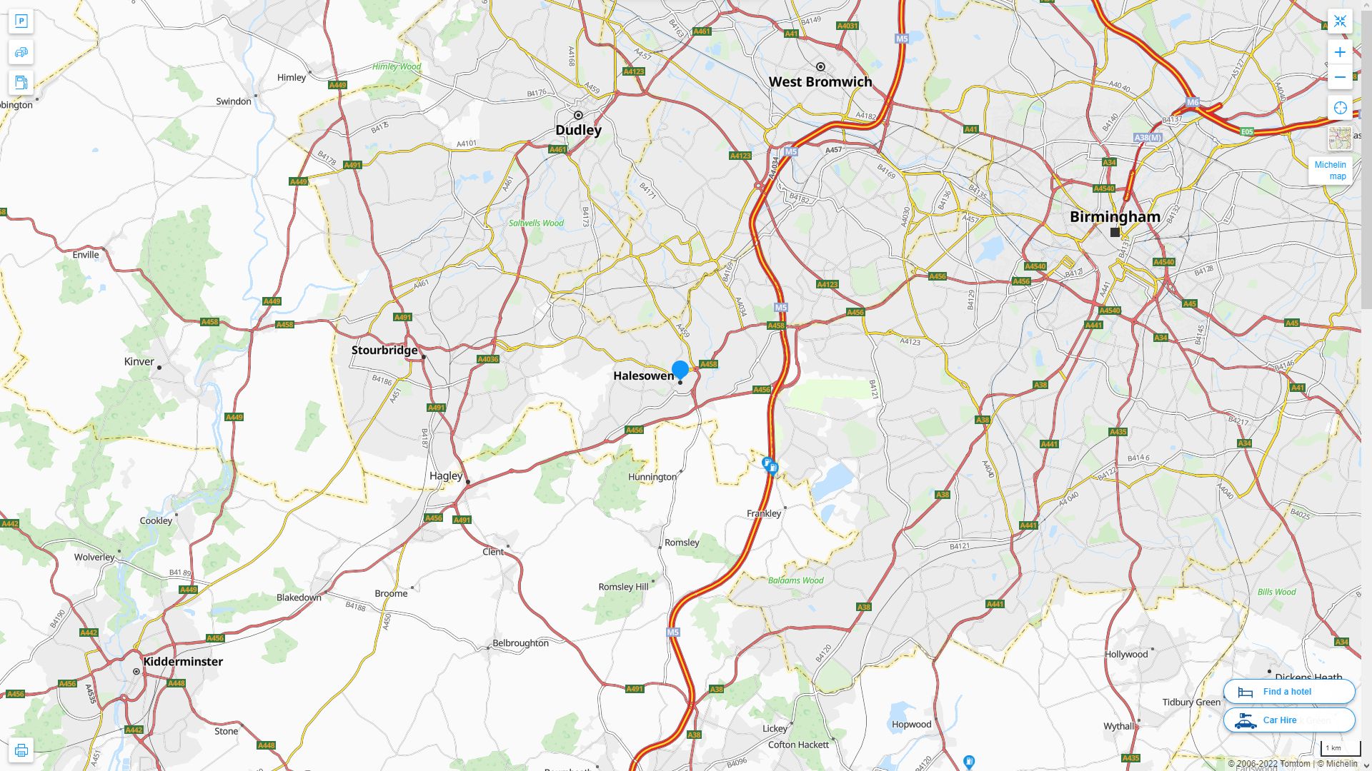 Halesowen Map