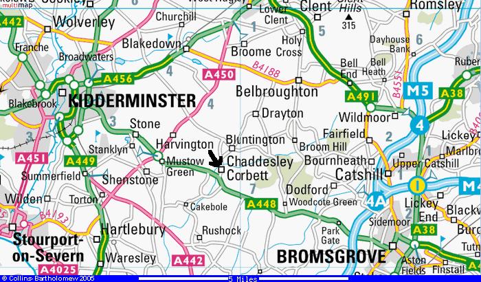 Kidderminster Map