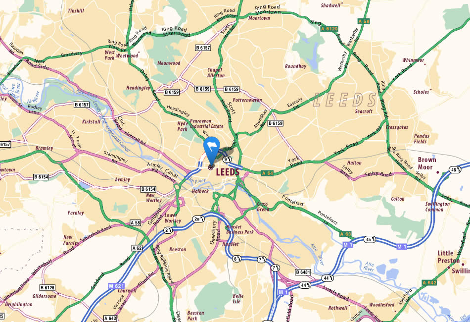 Leeds Map