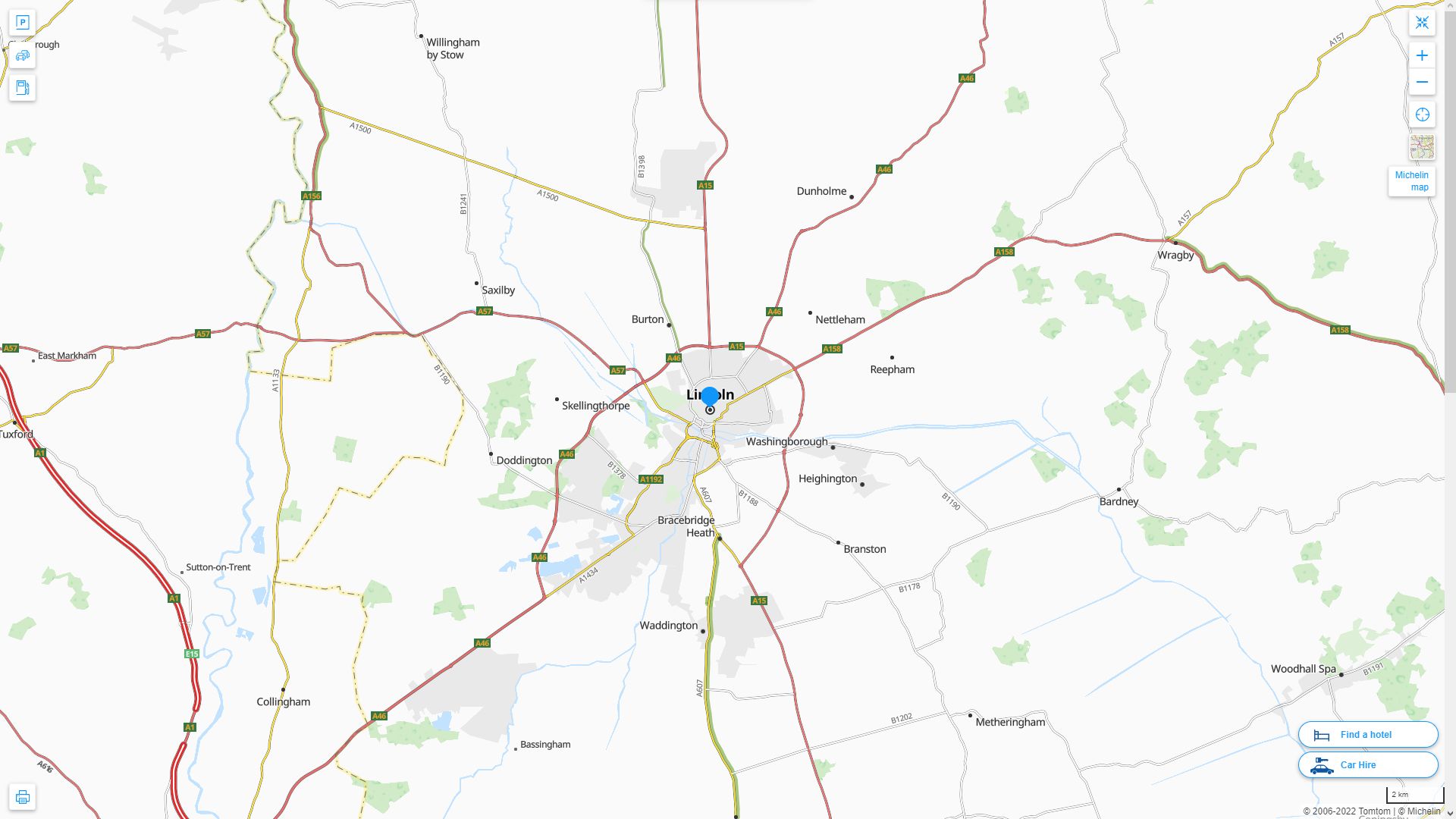 Lincoln Map