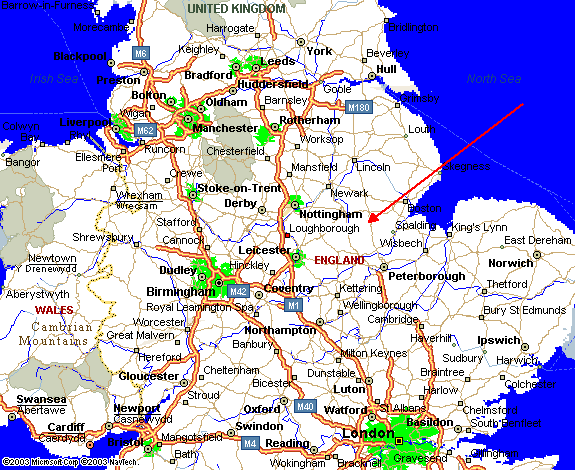 Loughborough Map Loughborough Map
