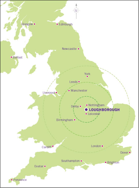 Loughborough Map Loughborough Map