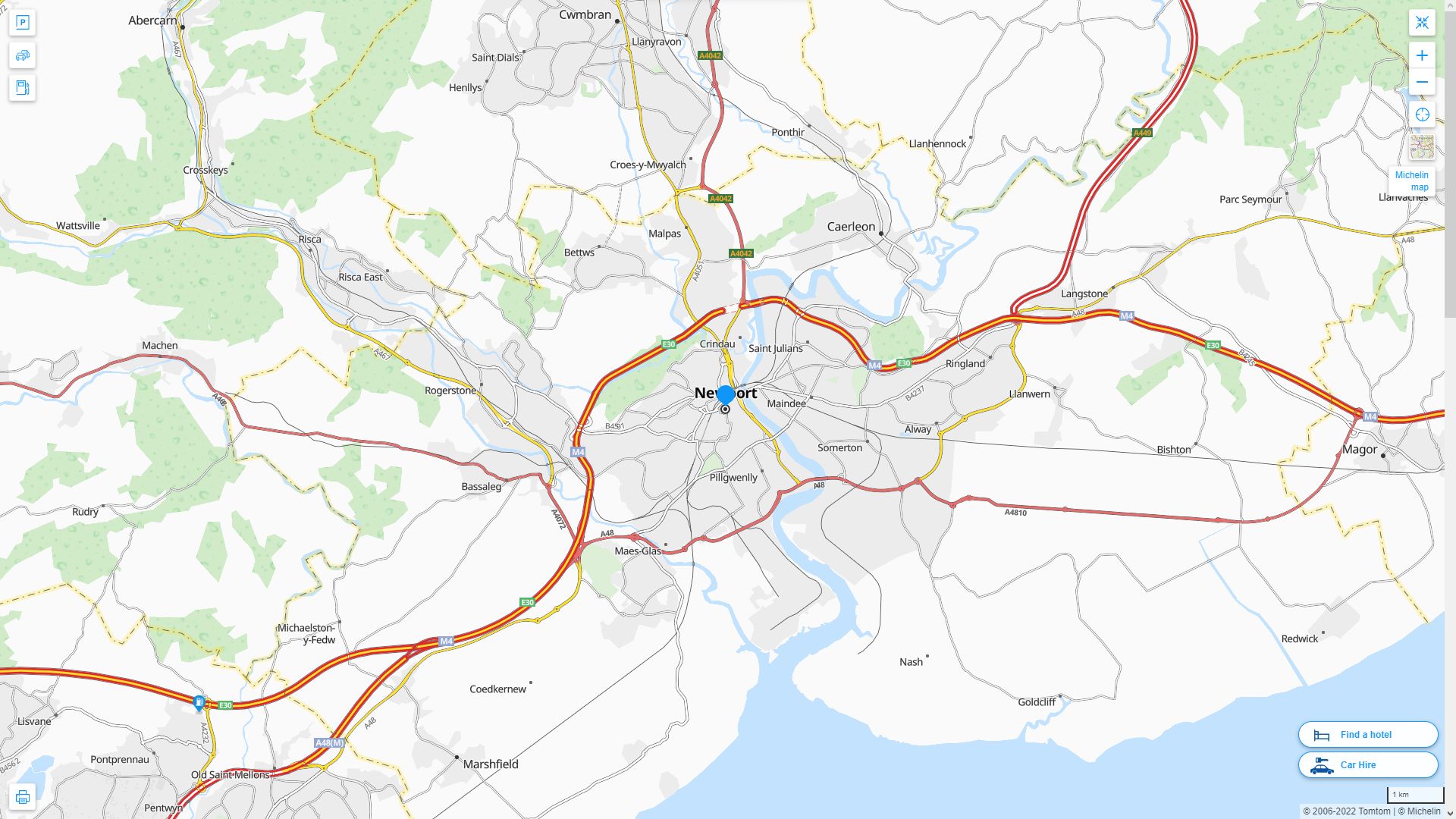 Newport Map