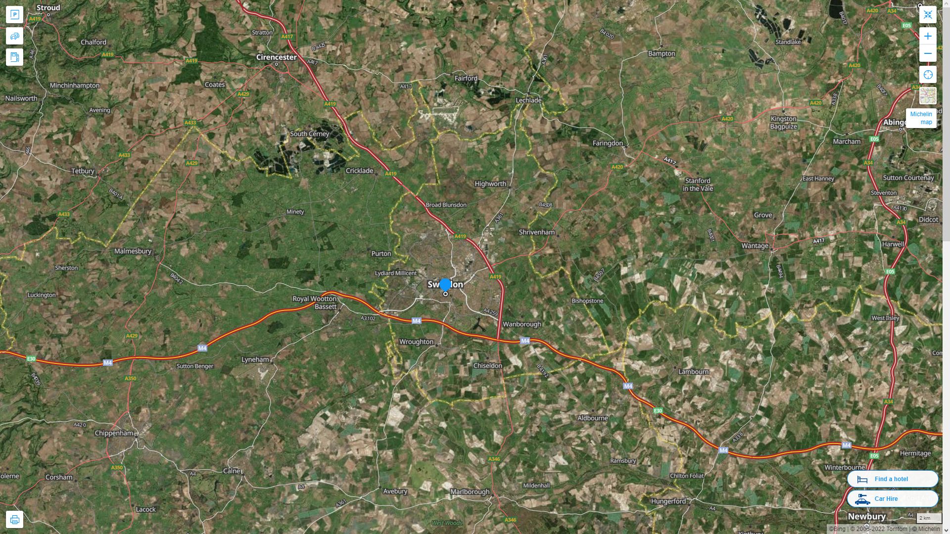 Swindon Map