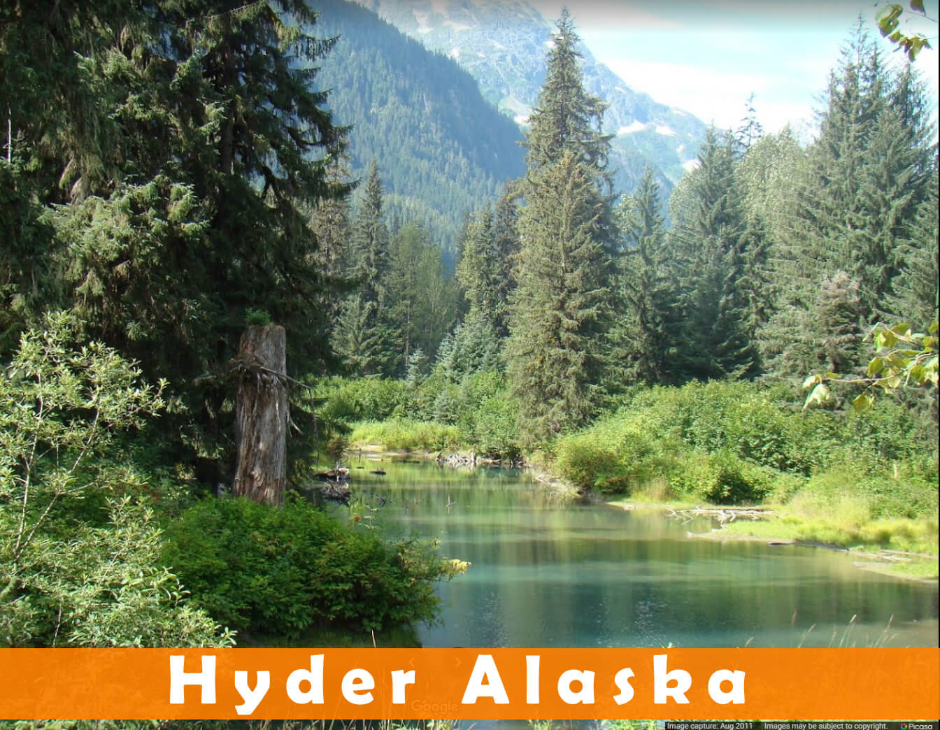 Hyder Alaska Map - United States