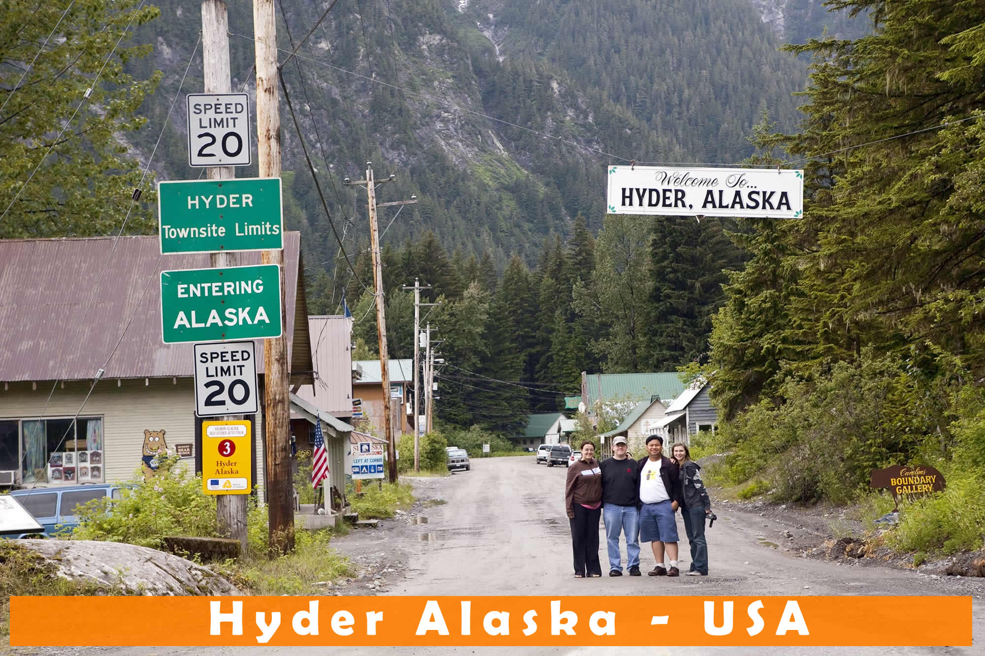 Hyder, Alaska Map