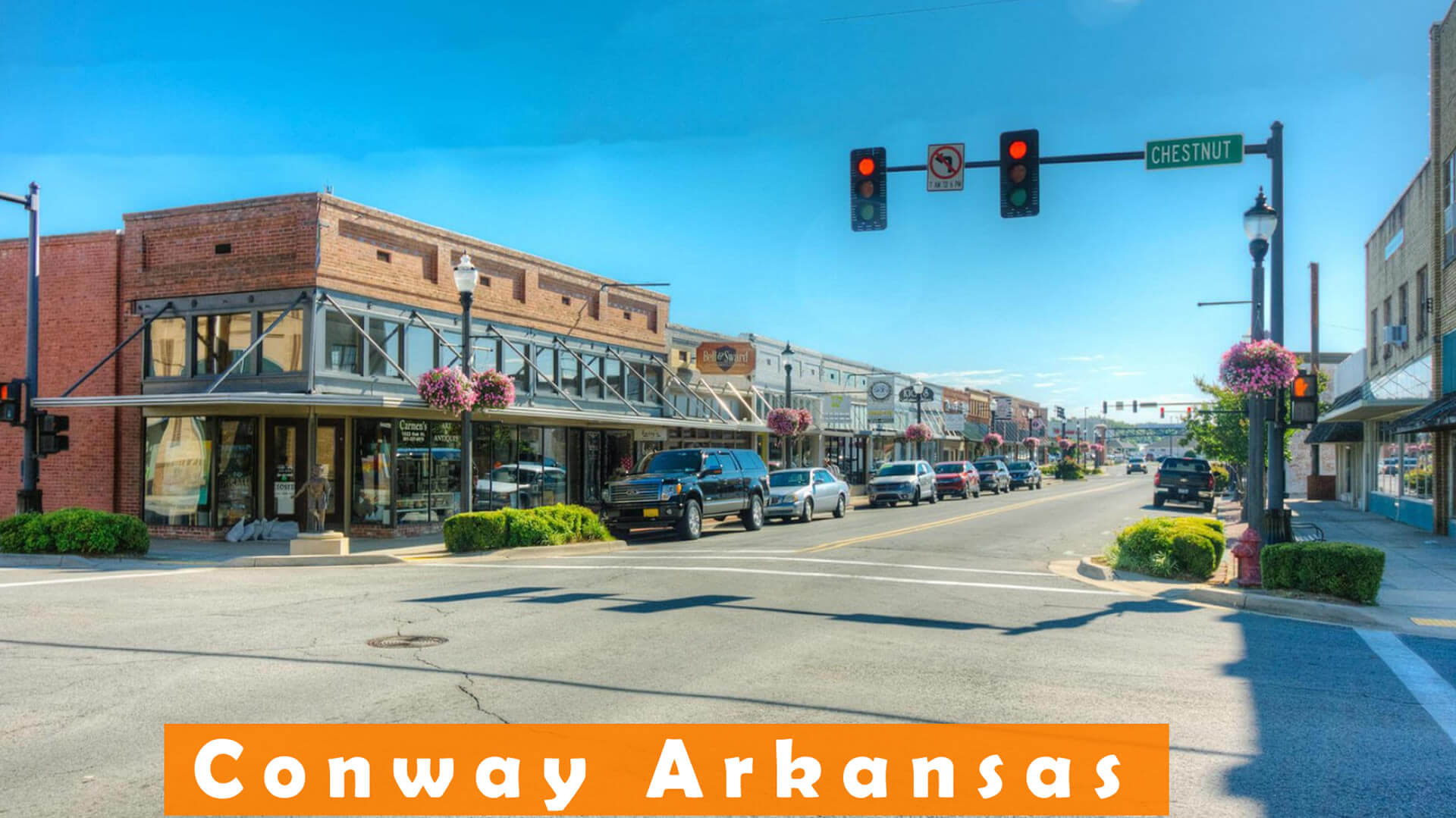 Conway, Arkansas Map