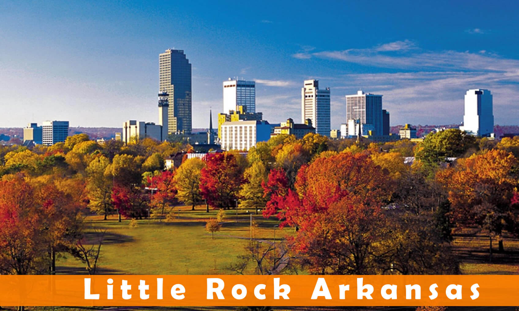 Little Rock, Arkansas Map