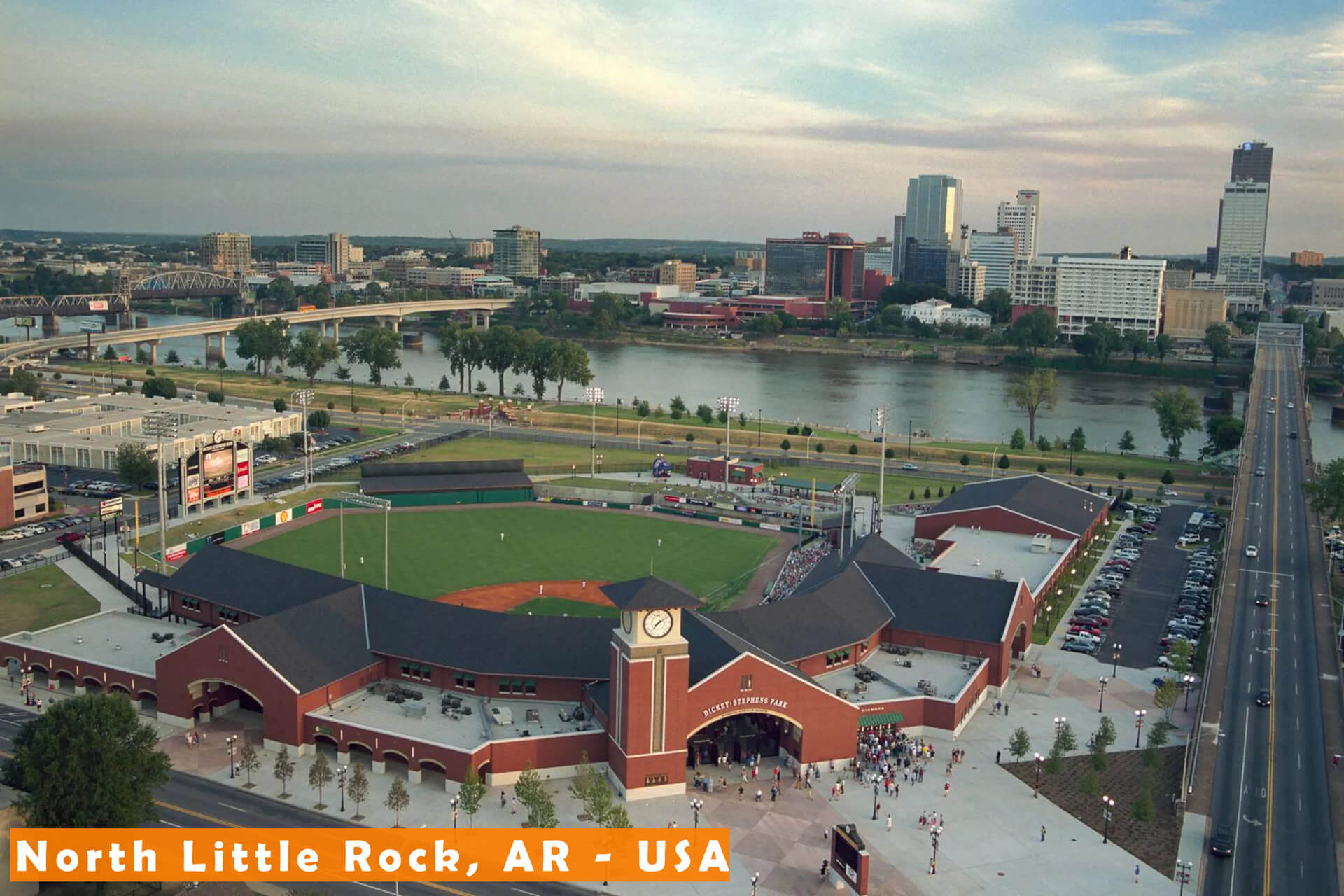 North Little Rock, Arkansas Map