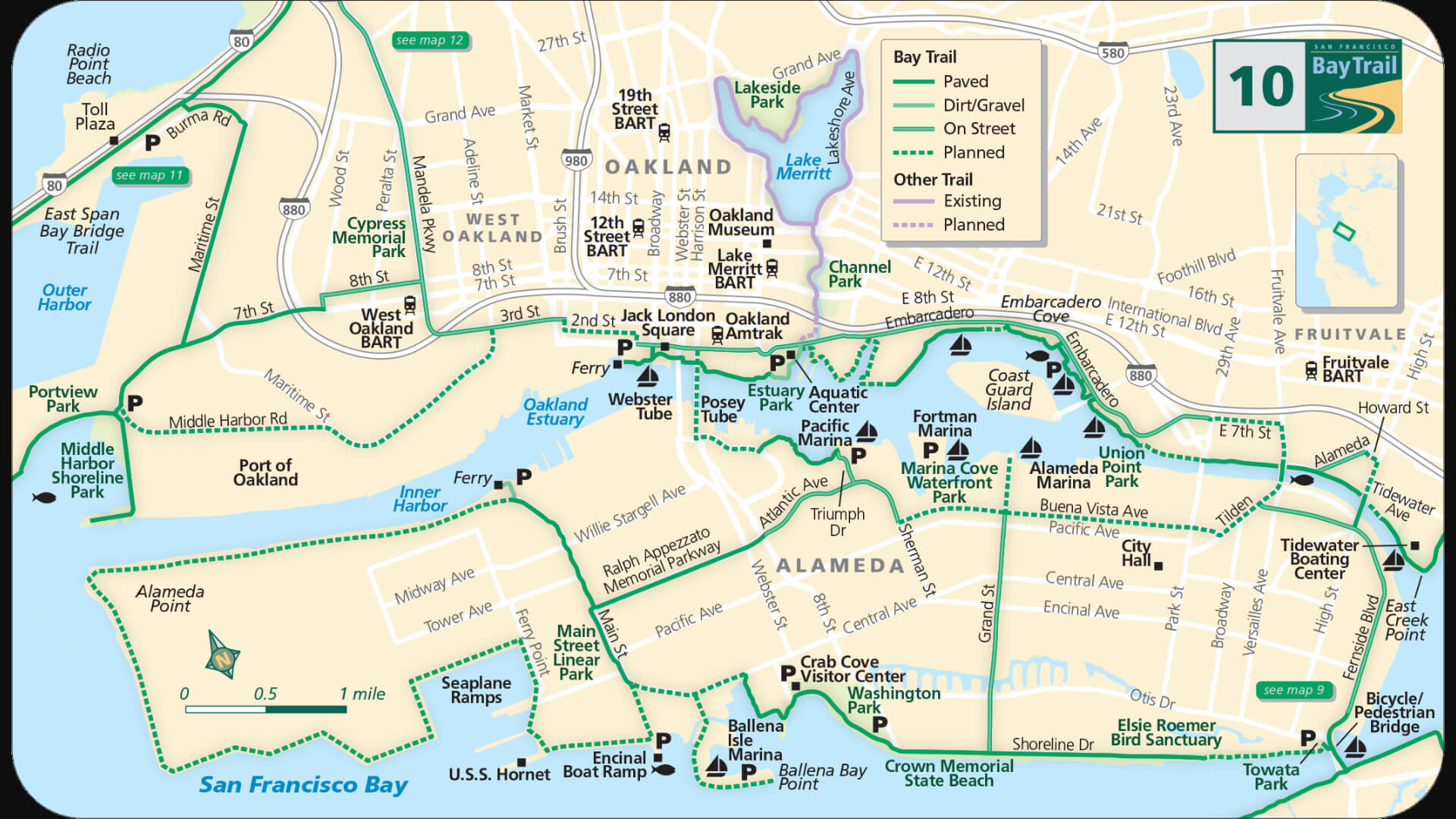 Oakland California Map - United States