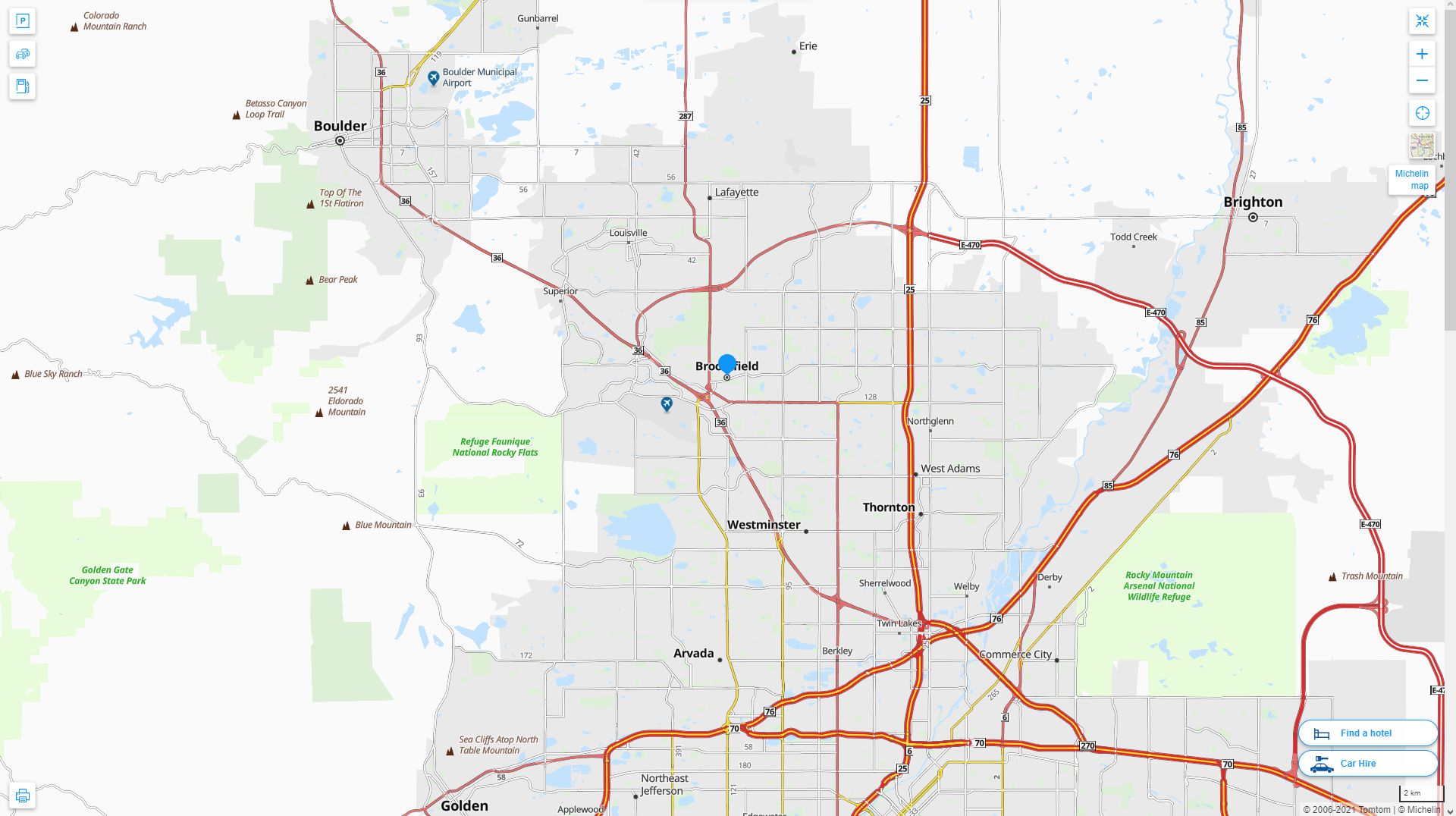 Broomfield Colorado Map