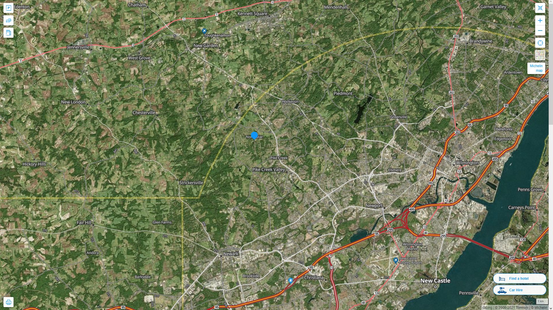 North Star Delaware Map