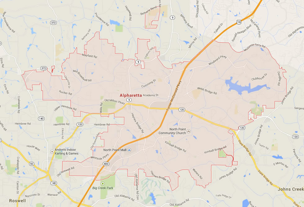 Alpharetta Georgia Map - United States Alpharetta Georgia Map - United States
