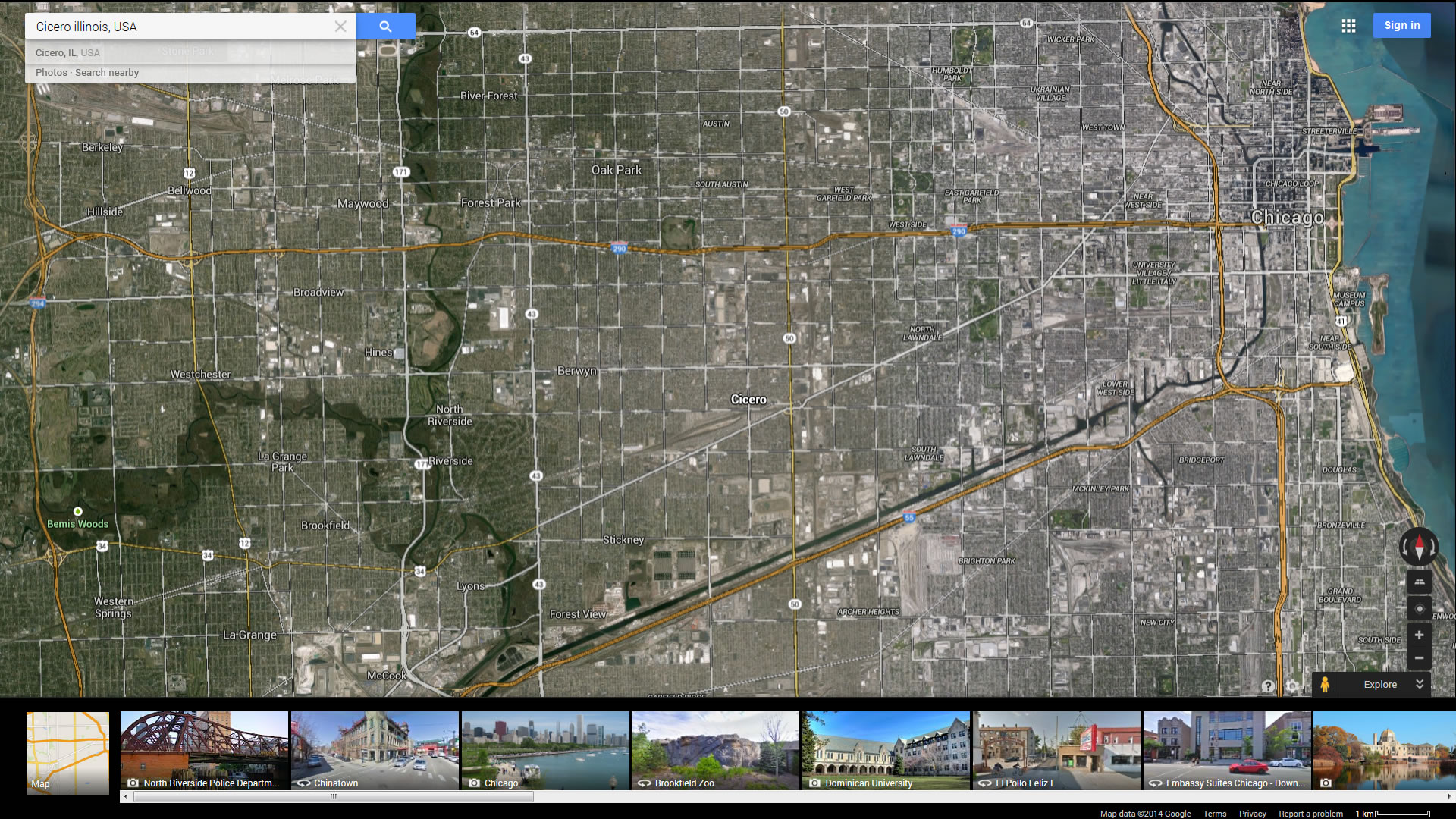 Cicero, Illinois Map Cicero, Illinois Map