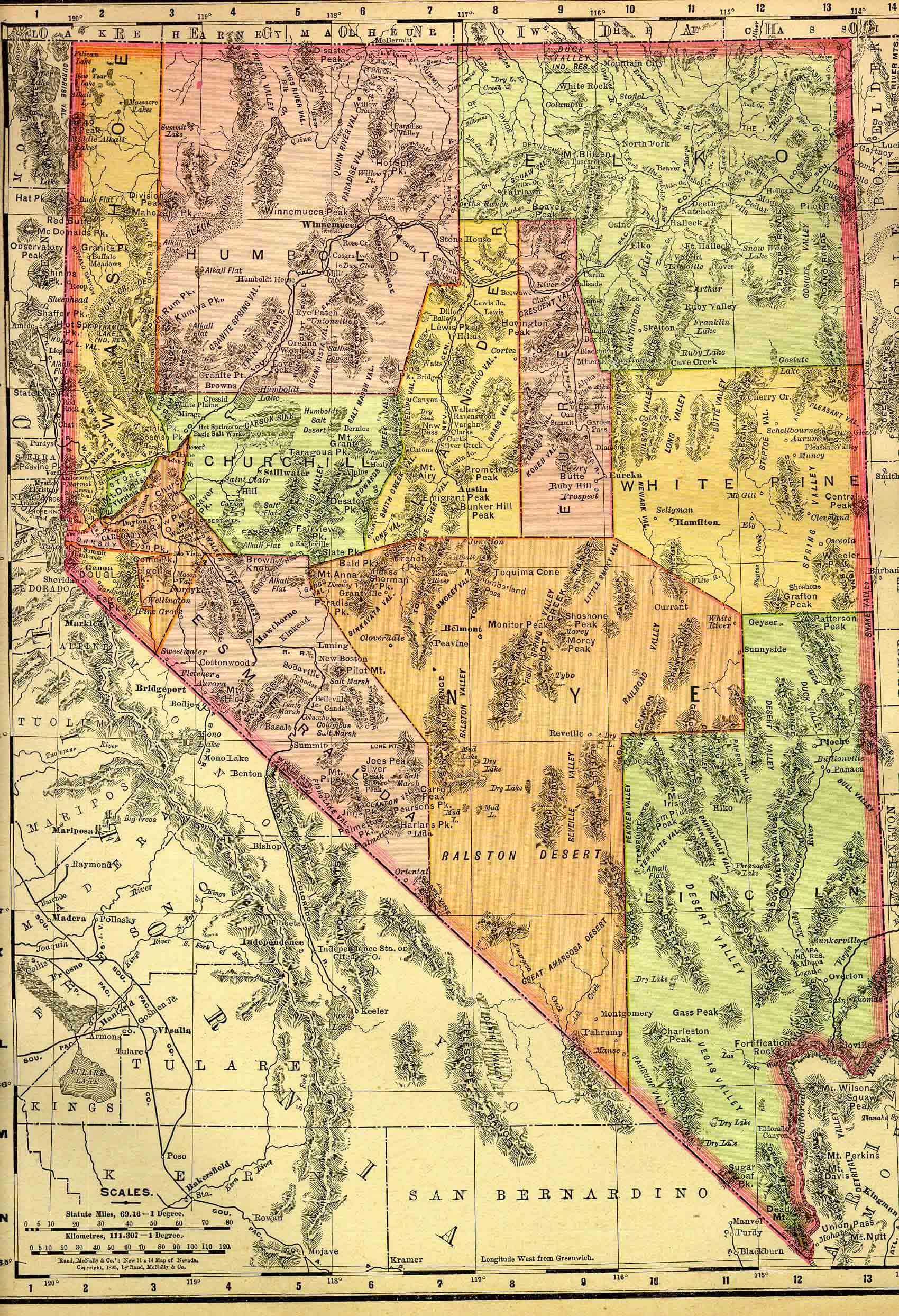 Printable Nevada County Map - Printable Word Searches Printable Nevada County Map - Printable Word Searches