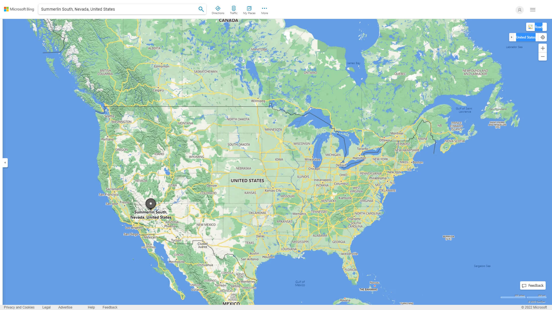 Summerlin South, Nevada Map