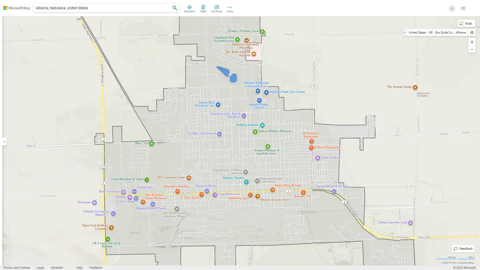 Whitney Nevada Map - United States