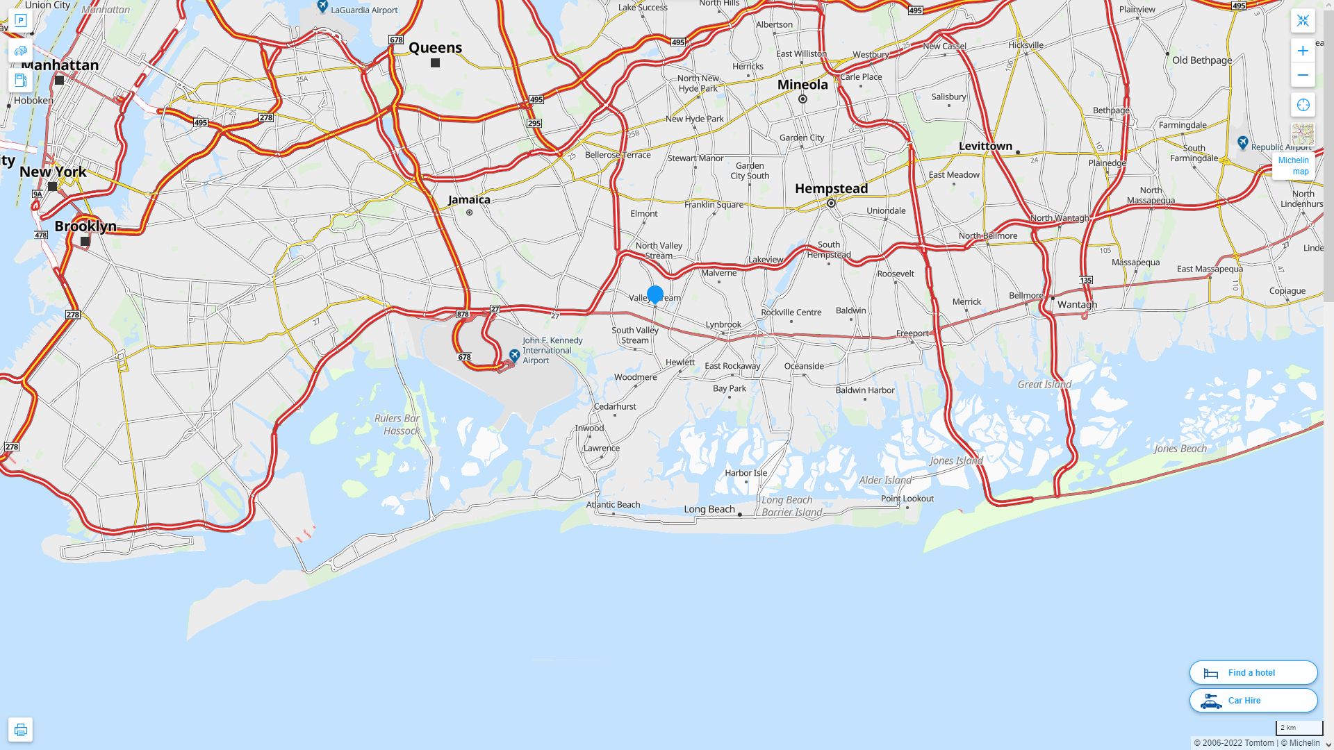 Valley Stream, New York Map