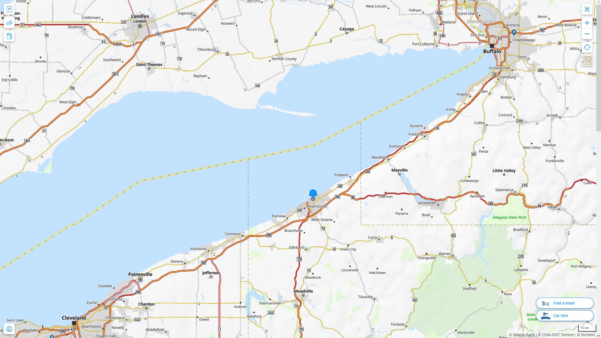 Erie Pennsylvania Map - United States