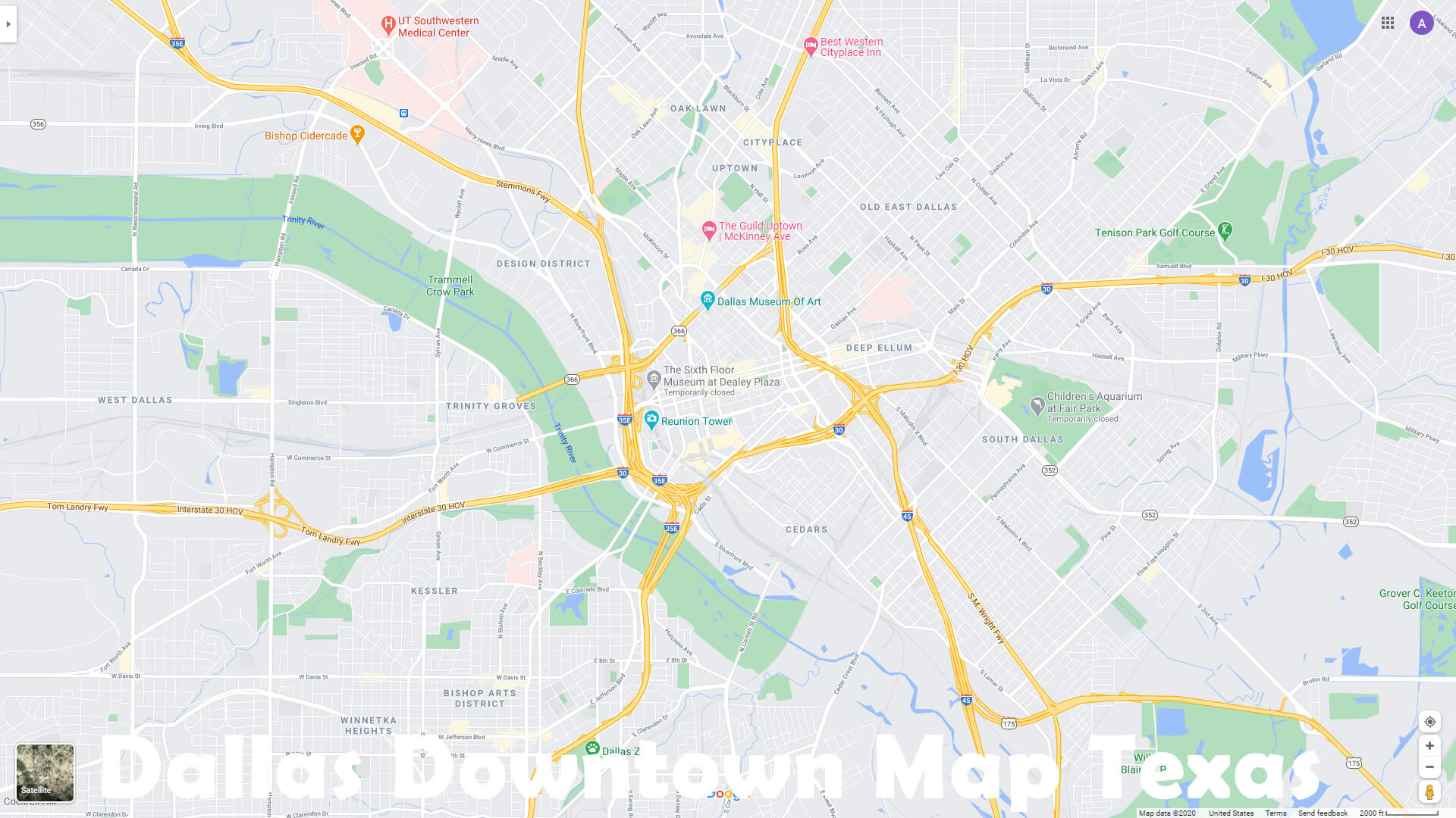 Dallas Map Google