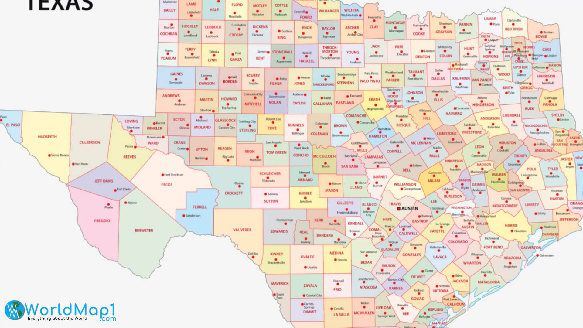 Texas Map