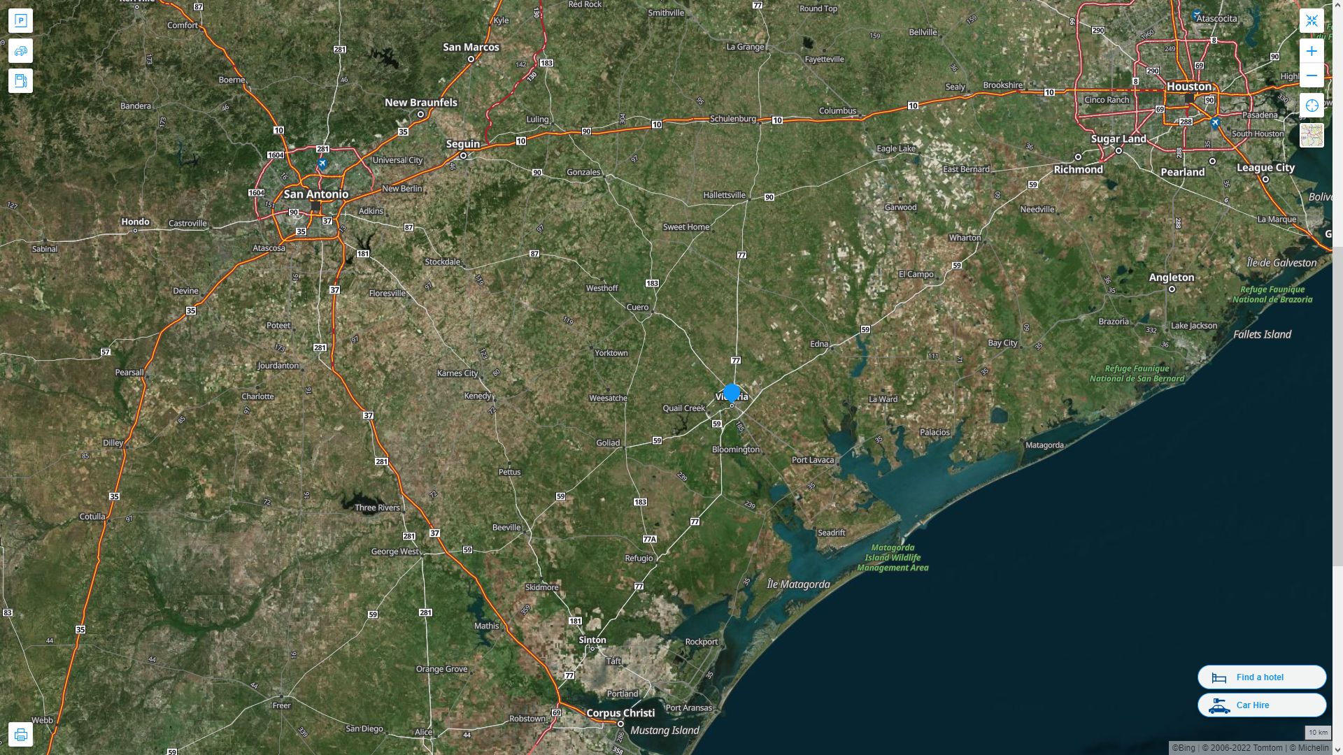 Victoria, Texas Map