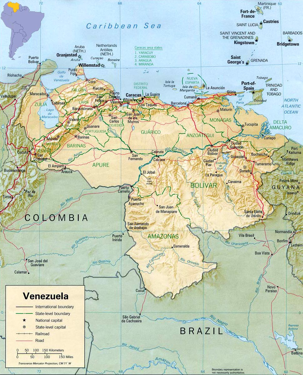 Caracas Map
