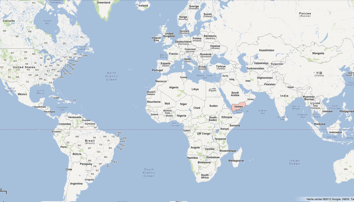 Yemen Map