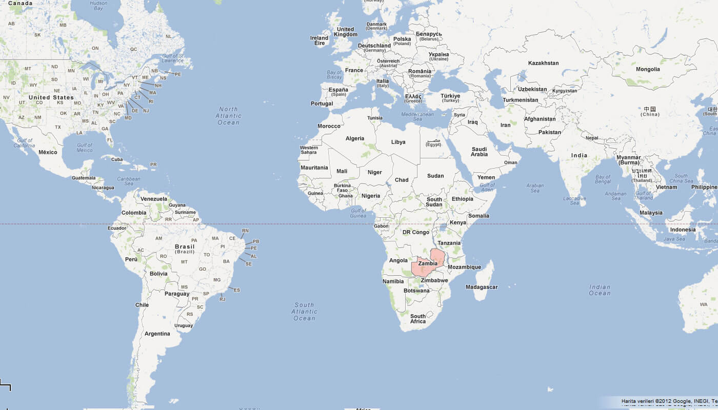 Zambia Map