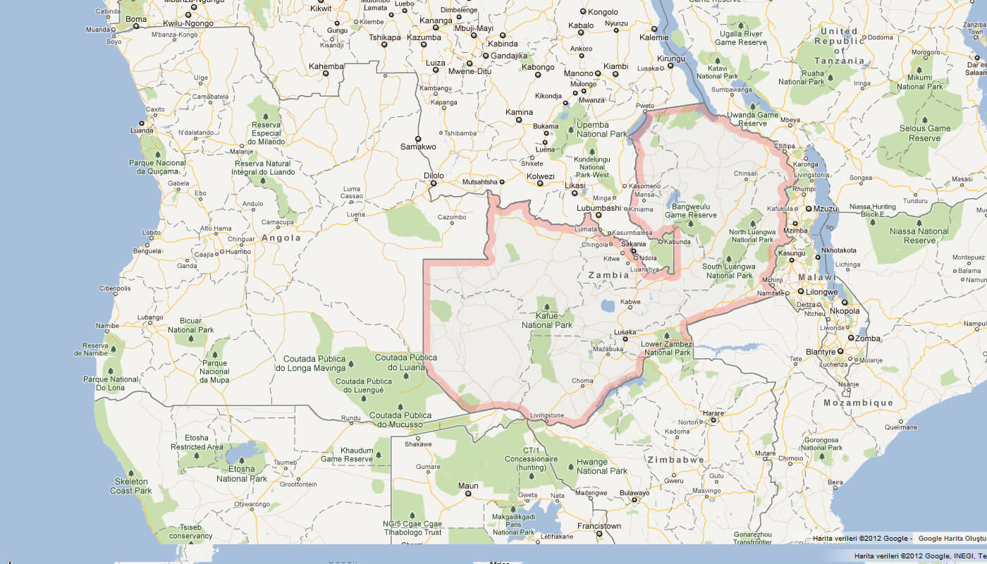 Zambia Map